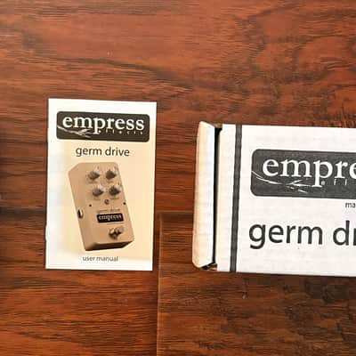 Empress Germ Drive 2010s - White w/ Box & Manual | Reverb