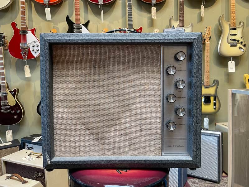 1965 Silvertone Model 1482 1x12" Vintage Guitar Combo Amp | Reverb
