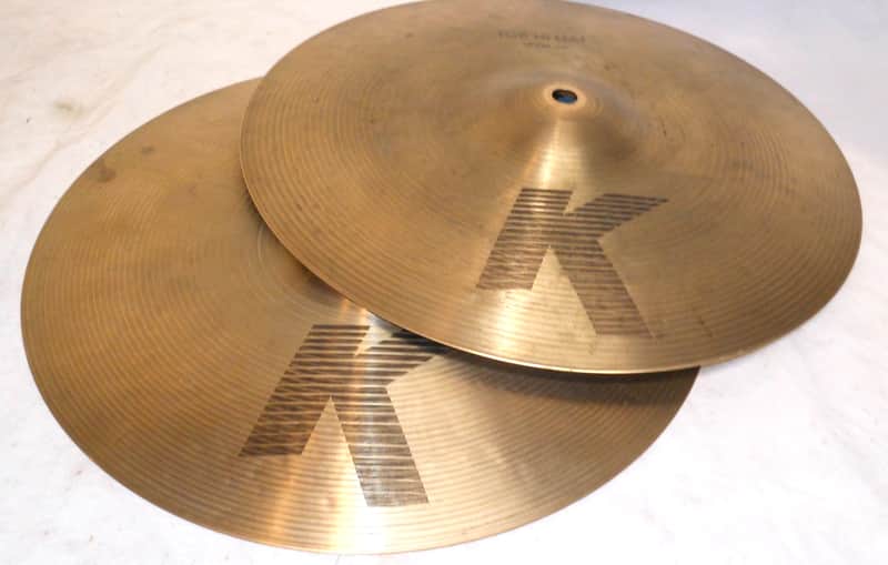 Vintage 1999 K Zildjian 13" Regular Hi-Hats w/Star Logos | Reverb