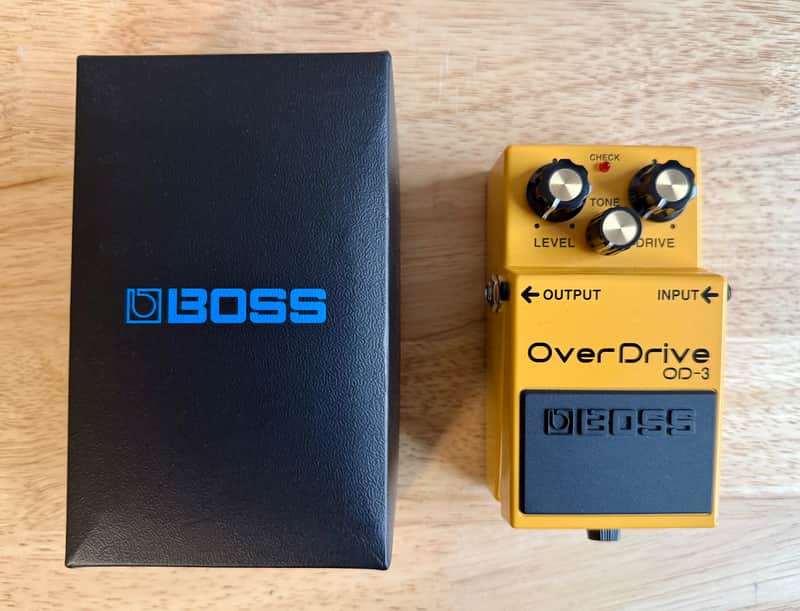 Boss OD-3 OverDrive (Silver Label) 1997 - Present - Yellow | Reverb