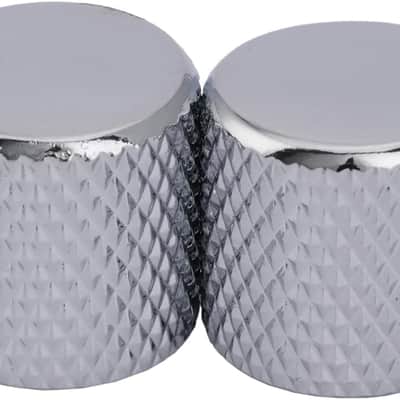 Metric 6mm Steel Flat Top Tele Dome Knobs Guitar Volume Tone | Reverb