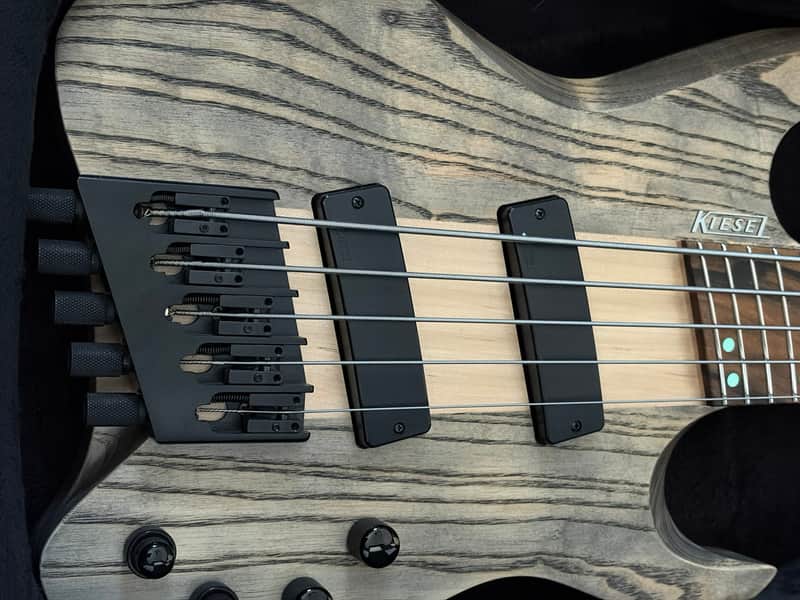 Kiesel Vader Multiscale 5 String Bass - Antique Ash/Royal | Reverb