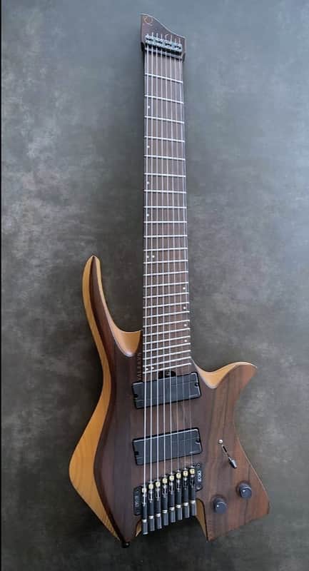 Valravn Headless Multiscale 8 strings, Fishman Abasi, | Reverb
