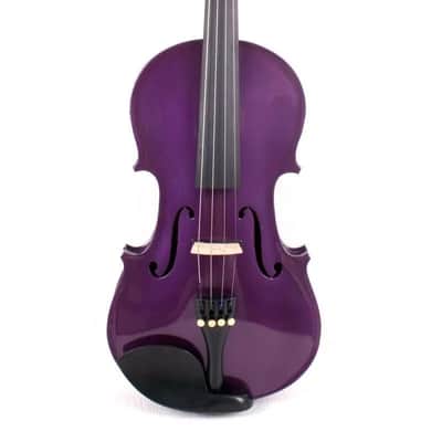 SONG Purple Electric /Acoustic Violin,free with Case Bow, | Reverb