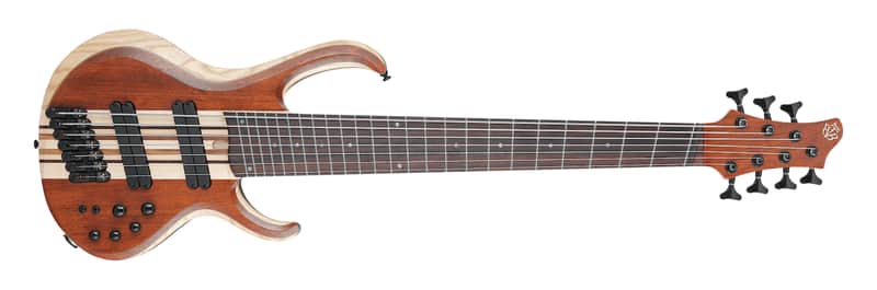 Ibanez BTB7MS 7-String Bass - Natural Mocha Low Gloss | Reverb