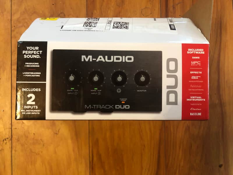 M-Audio M-Track Duo USB Audio Interface 2021 - Black | Reverb