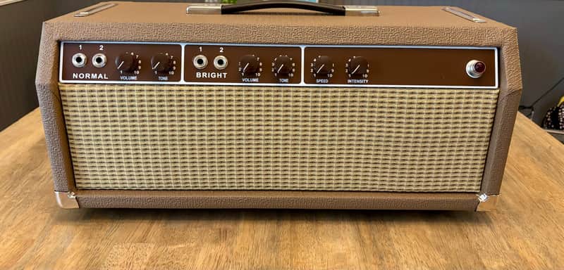 Hand Wired Clone of a Fender 6G3 "Brownface" Deluxe Head 20w | Reverb