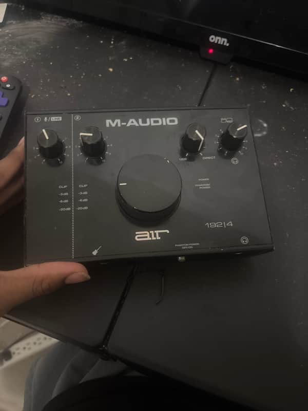 M-Audio AIR 192|4 USB Audio Interface 2019 - 2020 Black | Reverb