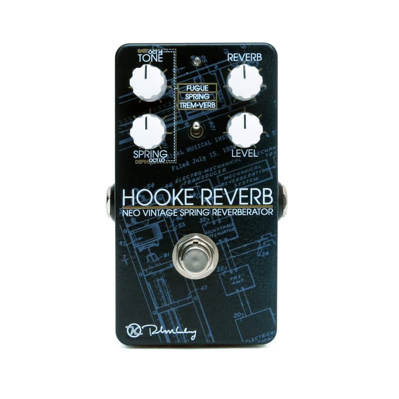 Keeley Hooke Spring Reverb Tremolo and Fugue Pedal, Black | Reverb