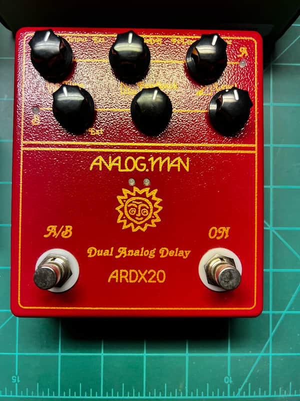 Analogman ARDX20 Dual Analog Delay (Flat Box) w/Amaze | Reverb