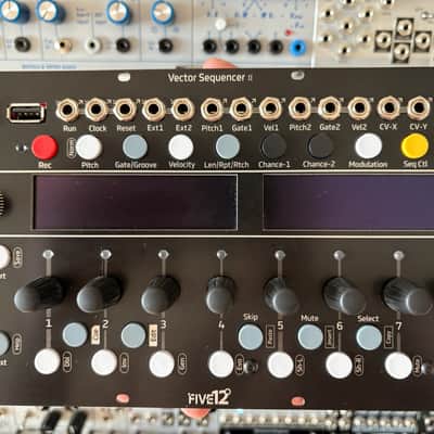 Five12 Vector Sequencer mk2 + jack expander - Black | Reverb
