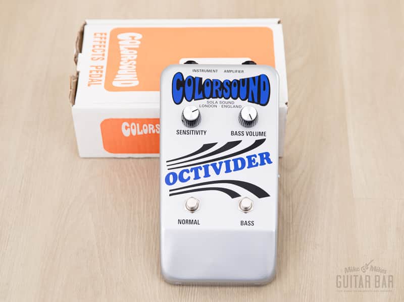 Sola Sound Colorsound Octivider David Main DAM, Mint w/ Box | Reverb