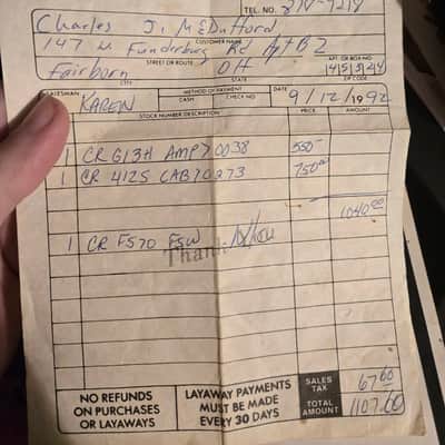 Crate G130c XL (gx-130c) 1992 - Black | Reverb