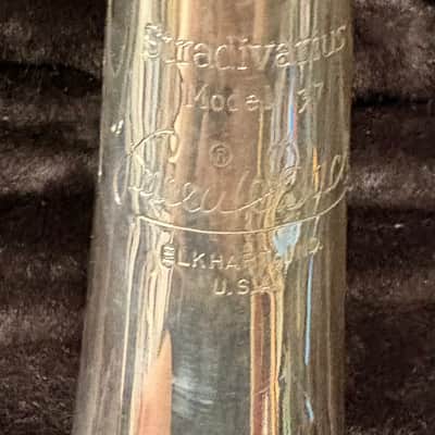 Bach Stradivarius Trumpet Model 37, Silver Finish | Reverb