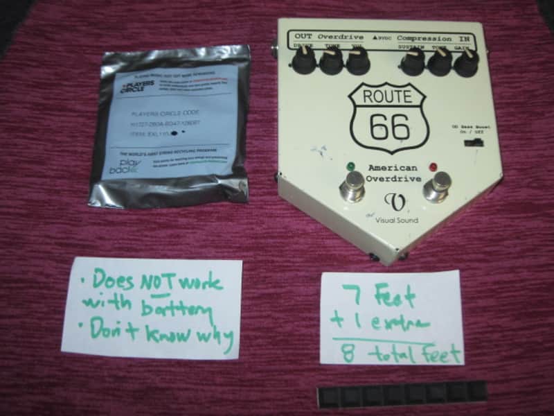 used Visual Sound Route 66 Overdrive & Compression | Reverb Ireland