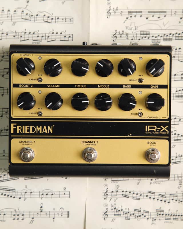 Friedman IR-X Dual Tube Preamp & DI Pedal Pre-Owned | Reverb
