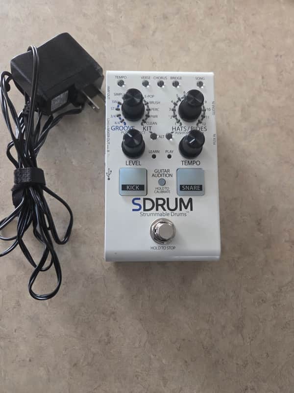 DigiTech SDRUM Strummable Drums 2010s - White | Reverb