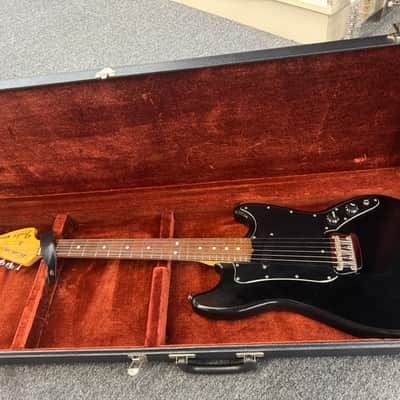 Fender Musicmaster with Rosewood Fretboard 1978 - Black | Reverb