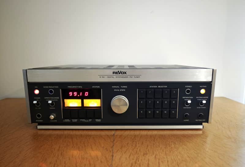 REVOX B760 - Digital Synthesizer Stereo FM Tuner | Reverb