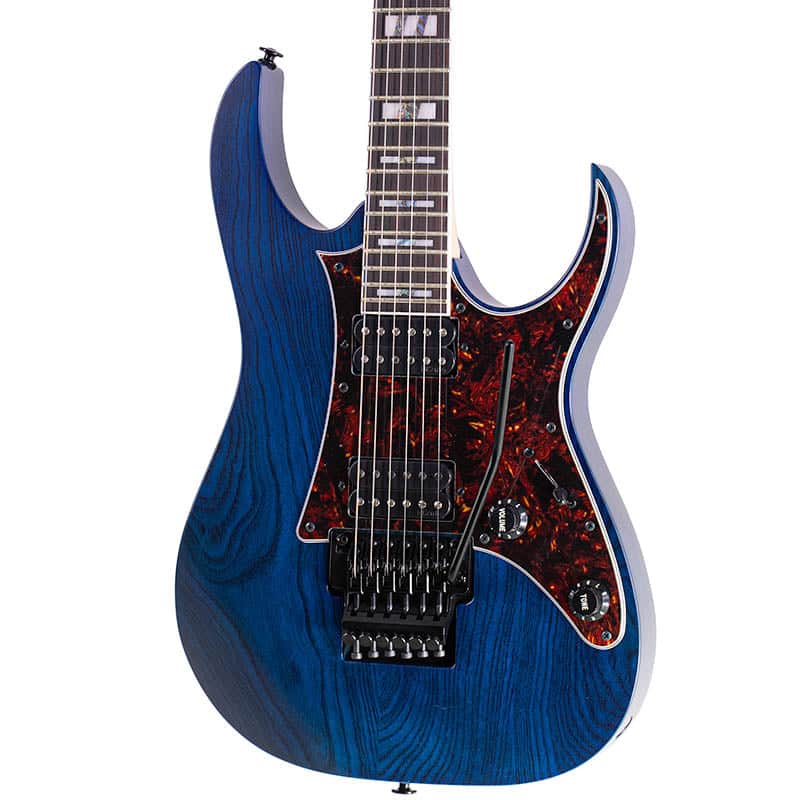 2026 Ibanez Prestige RG653DX Transparent Deep Blue Flat | Reverb UK