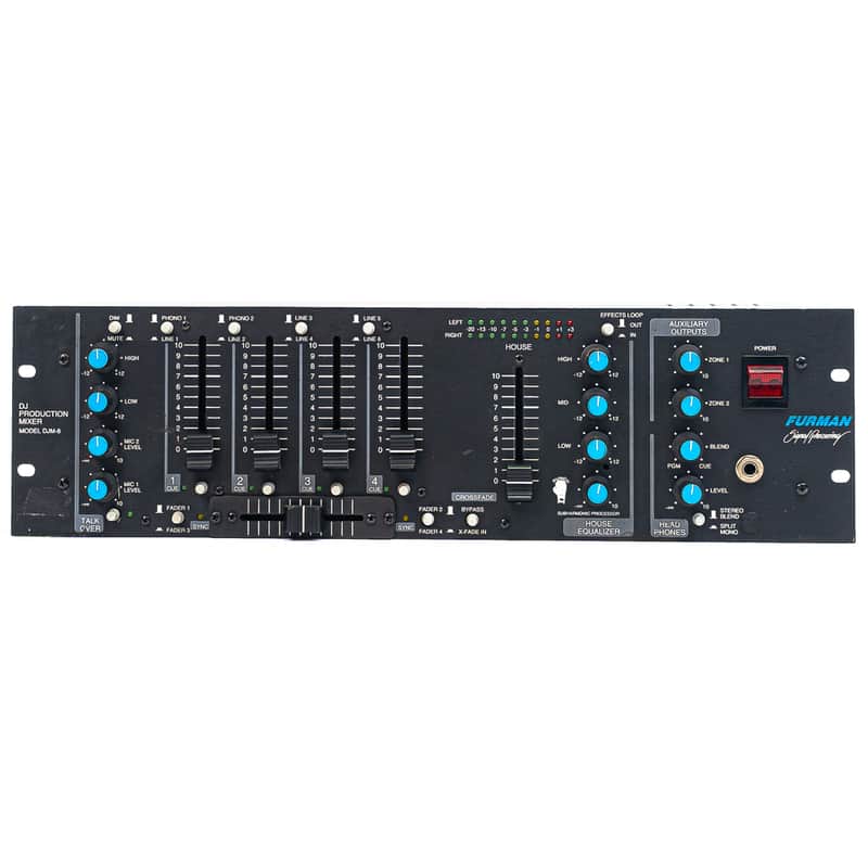Furman DJM-8 DJ Production Mixer with PUNCH Sub Harmonic | Reverb