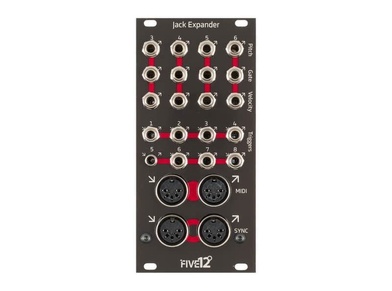 Five12 Jack Expander for Vector Sequencer (Black) [USED] | Reverb