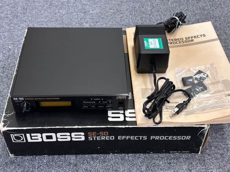 Boss SE-50 Stereo Effects Processor 1990 - 1996 - Black | Reverb