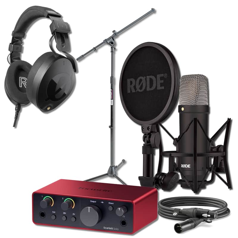 Rode NT1 Signature Series Black Large-Diaphragm Cardioid | Reverb
