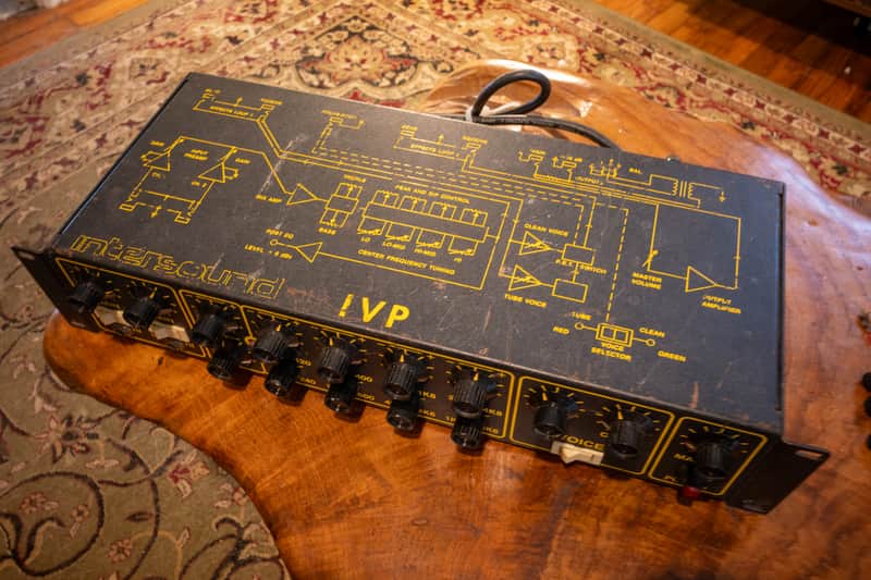 Intersound IVP Preamp Late 1970s - Black/Yellow | Reverb