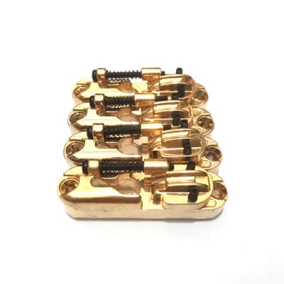 Ibanez MR5 4 Strings Mono-Rail Bass Bridge - Gold | Reverb