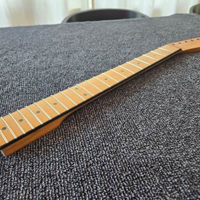 B-Stock T-Style Guitar Neck - Quartersawn Roasted Maple, | Reverb