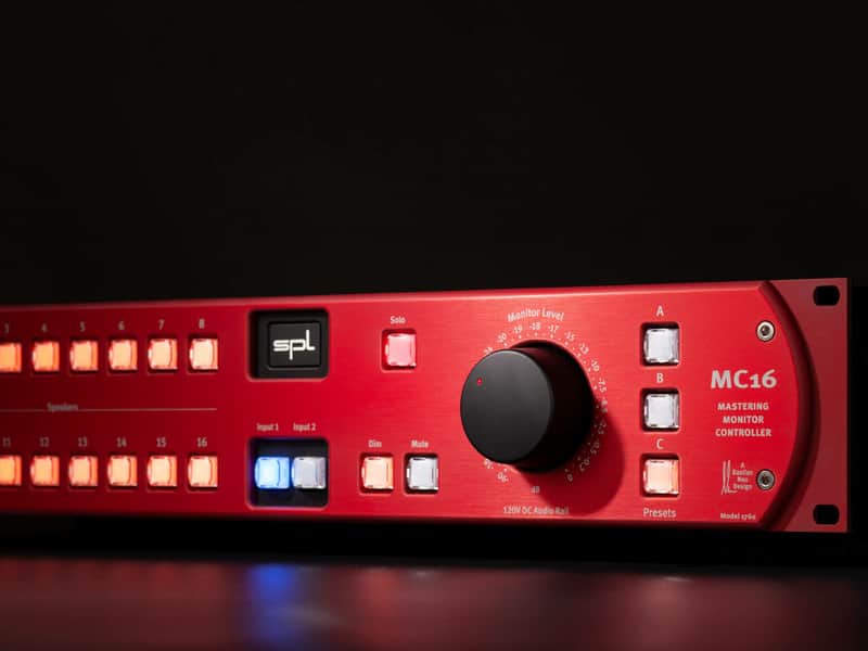SPL MC16 - 16-Channel Mastering Monitor Controller | Reverb Bulgaria