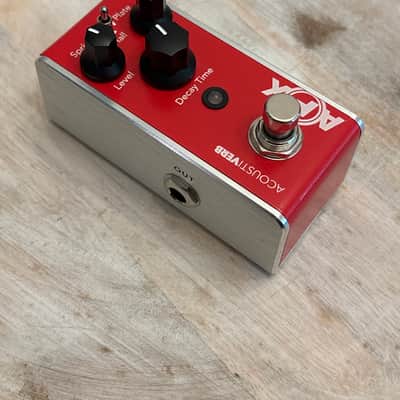 Fishman AFX AcoustiVerb Mini 2023 - Present - Red / Silver | Reverb