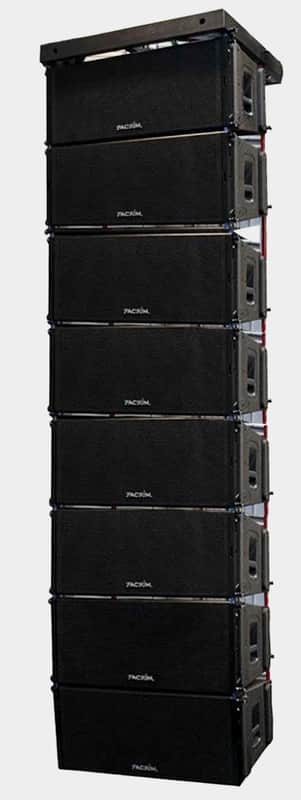 8x Admark A-12A Double Waterproof Powered Line Array Speaker | Reverb