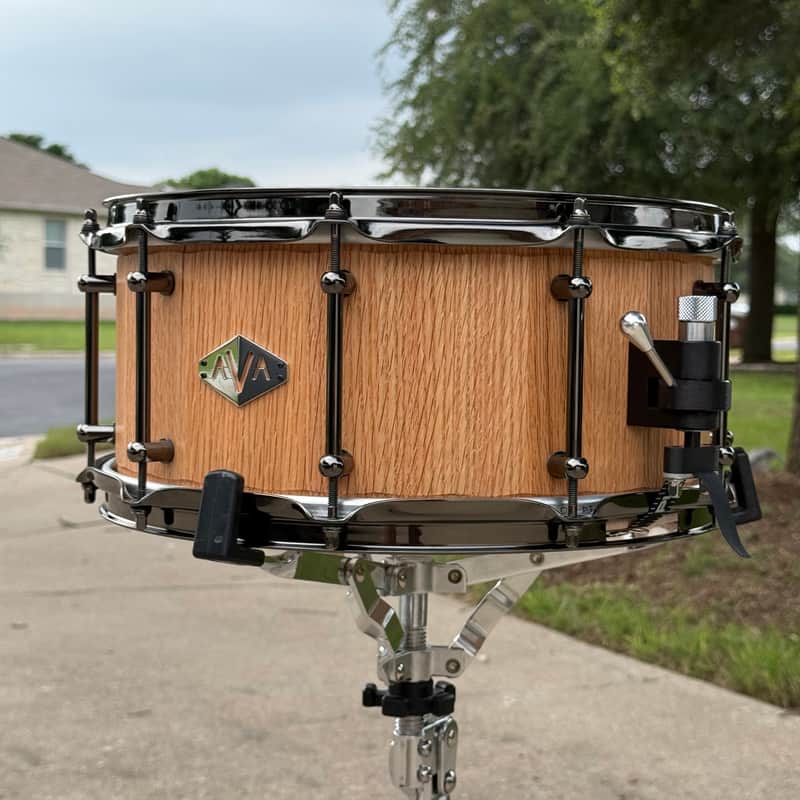AVA Drums 14x6.5" Red Oak Straight Stave Snare Drum 2026 | Reverb
