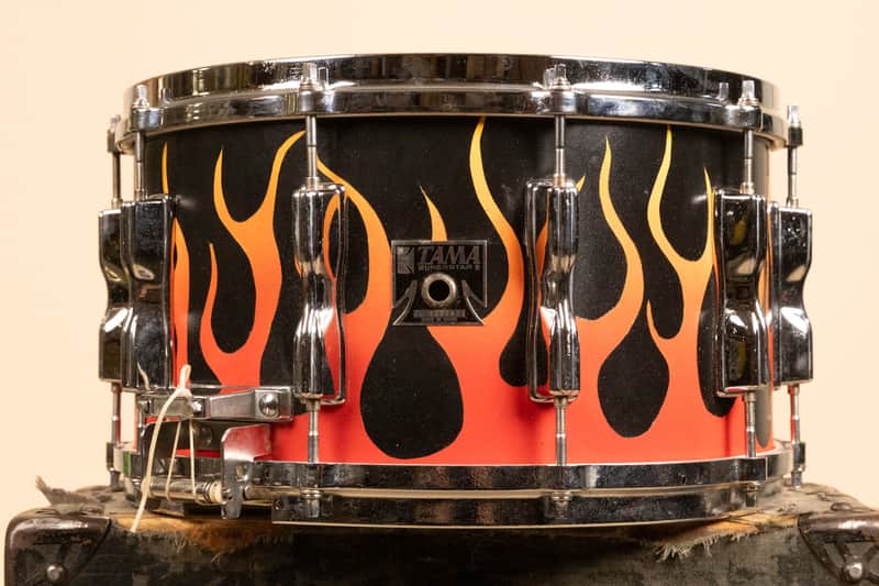 Vintage Tama 8x14 Flamin' Hot Superstar Snare Drum | Reverb