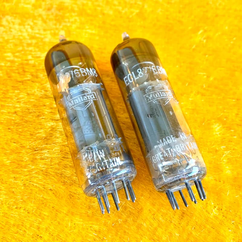 Mullard Ecl82/ 6bm8 power tubes 1960 original vintage | Reverb