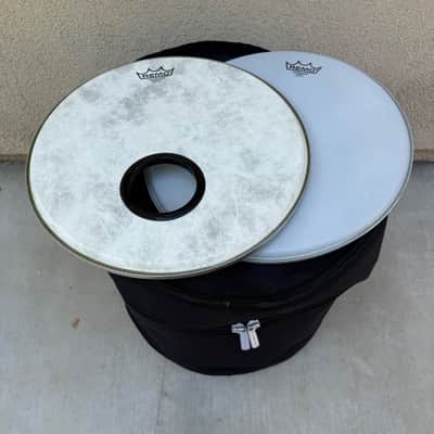 A&F Drum Co. 16x8” Maple Club Black snare or mini bass drum | Reverb