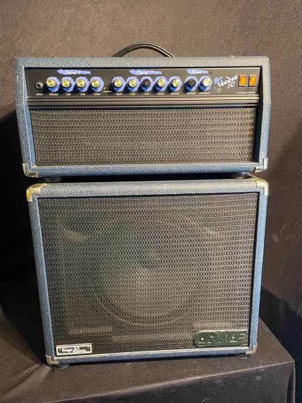 Crate Blue Voodoo 50 Head and 112 Blue Voodoo Cabinet | Reverb