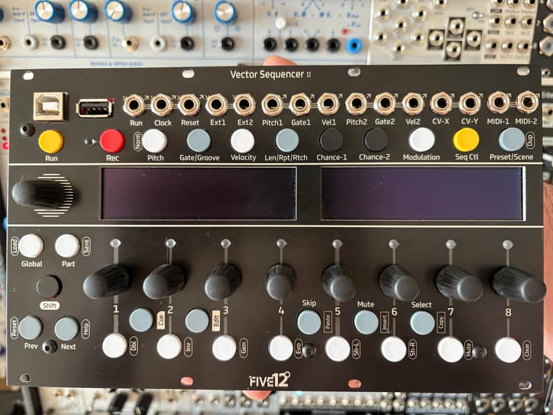 Five12 Vector Sequencer mk2 + jack expander - Black | Reverb