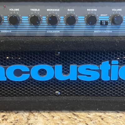 Acoustic Tube 60A Amplifier Mid 80's - Black Awesome | Reverb