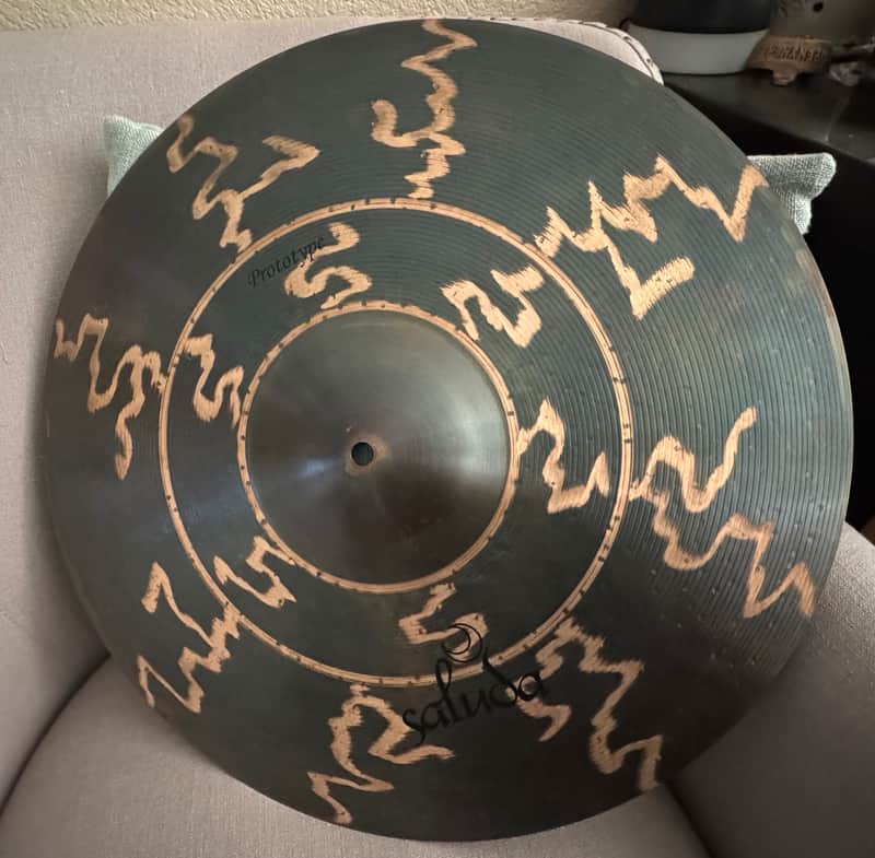 19" Saluda Tesla Crash Ride Cymbal | Reverb