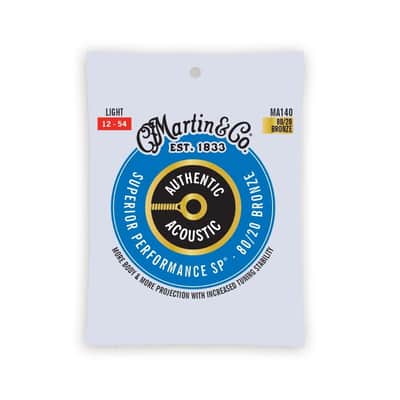 Martin Authentic Acoustic Sp Guitar Strings 80/20 Bronze | Reverb