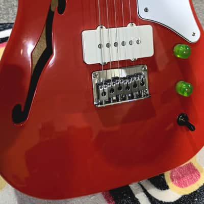 Squier Paranormal Cabronita Telecaster Thinline 2020 - Fiesta | Reverb
