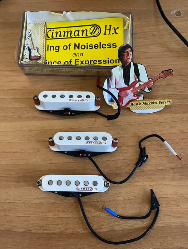 Kinman Hx Hank Marvin pickups single coil set 2010s | Reverb