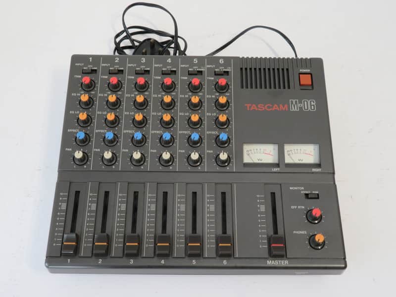 Vintage Tascam M-06 6-Channel Audio Mixer | Reverb