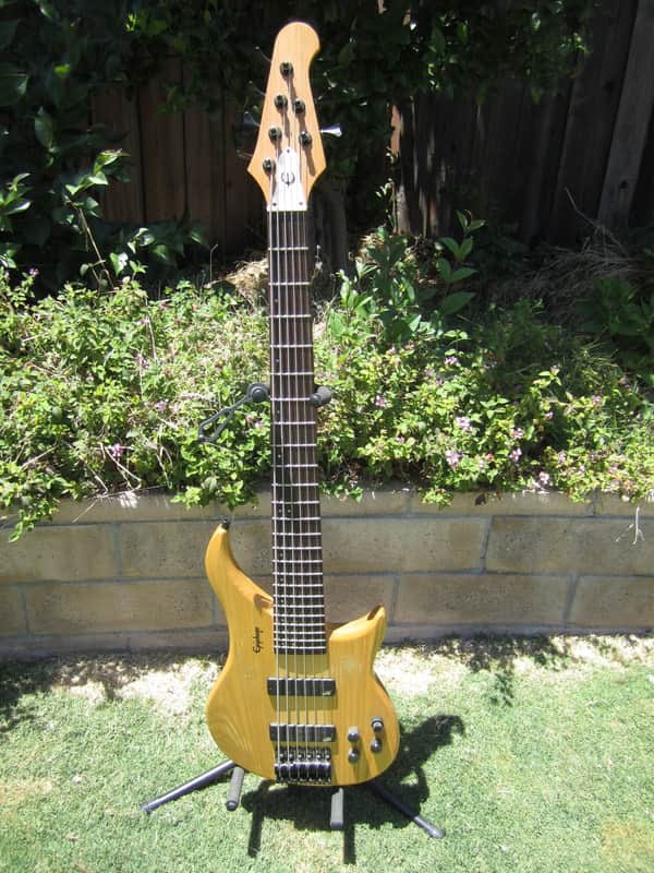 Epiphone Expert 6 String Bass w/ Aguilar P/U's, Pre Amp & | Reverb