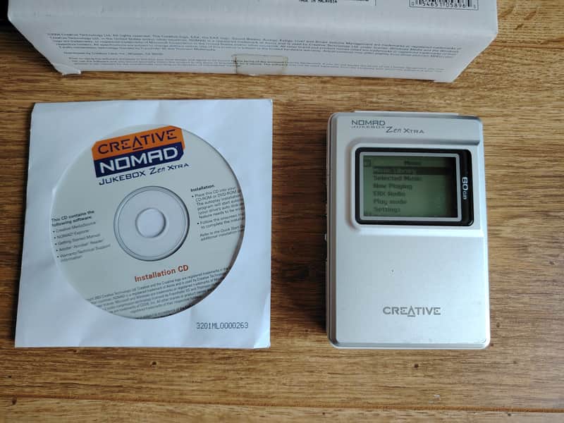 Creative Nomad Jukebox Zen Xtra 60 Gb Music Player | Reverb