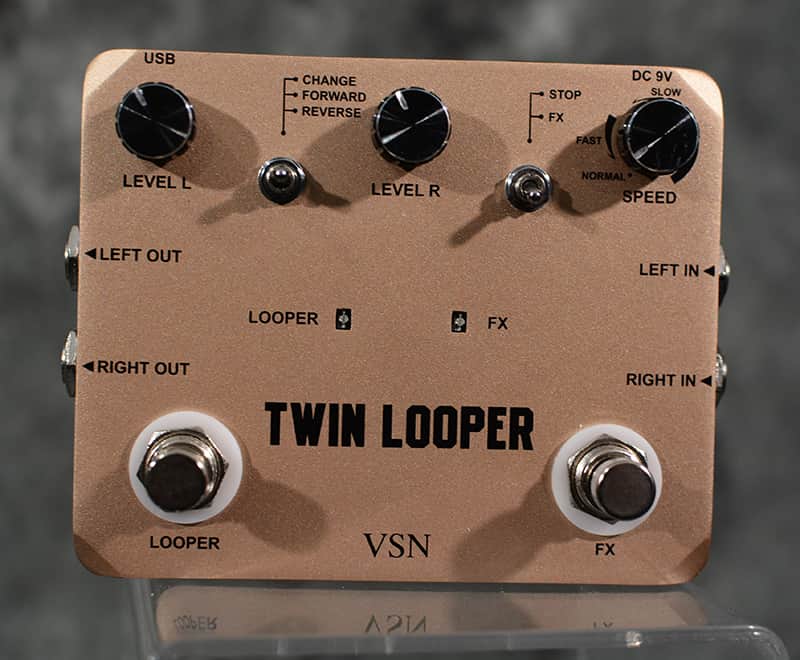 VSN Twin Looper Pedal Slim Loop w USB FAST Same Day Shipping | Reverb