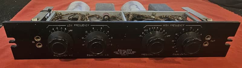 The Daven Company Vintage Passive Audio Equalizer Spec 1931 | Reverb